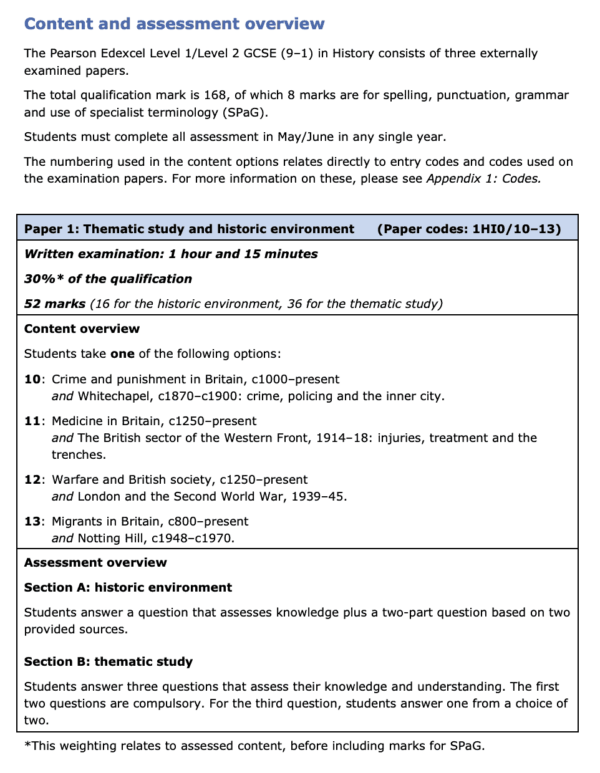 Grade 9 GCSE History Revision Guide & History Revision Notes