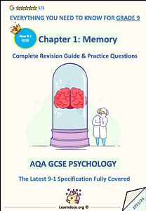 AQA GCSE Psychology Memory Revision Grade 9 | Learndojo