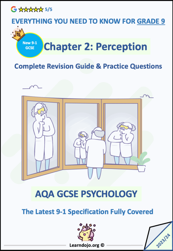 AQA GCSE Psychology Perception Revision | Learndojo