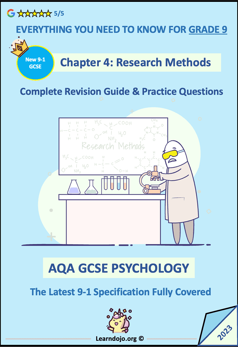 AQA GCSE Psychology Research Methods Revision | Learndojo